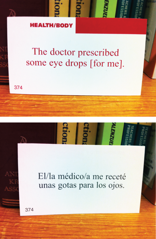 Quick Quiz Spanish Mistakes Flashcard With Translation Errors