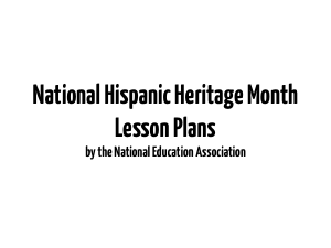 Hispanic Heritage Month Resource Collection for Spanish Teachers