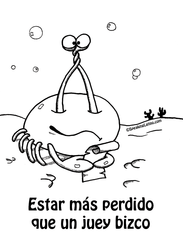 MÁS PERDIDO QUE UN JUEY BIZCO: Puerto Rican Spanish Slang Expression