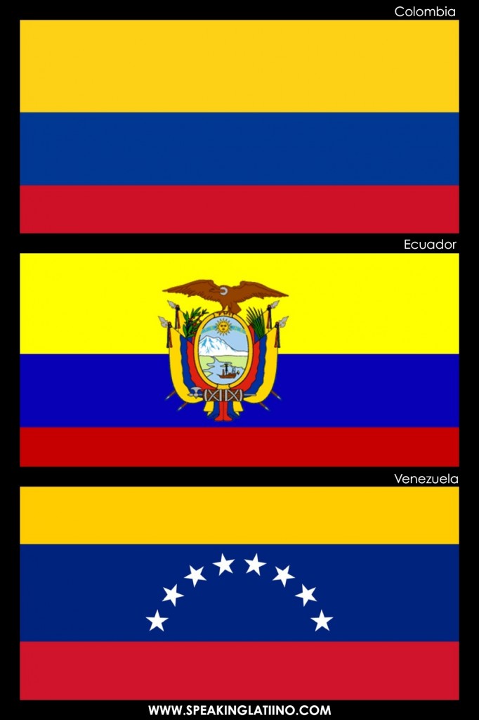 Hispanic Flags With Similar Flags from Around the World