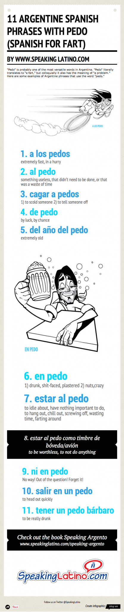 INFOGRAPHIC: 11 Argentine Spanish Phrases With PEDO (Spanish for Fart)