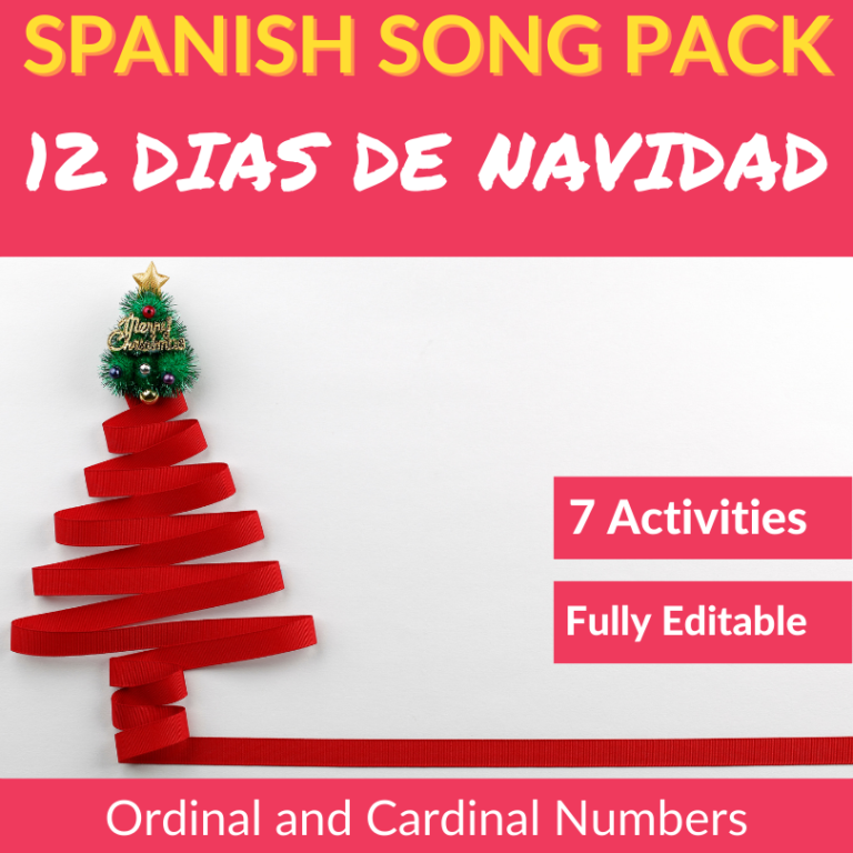 12 Días de Navidad: Spanish Class Activities