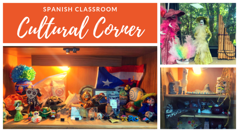 Items to Create a Spanish Classroom Cultural Corner