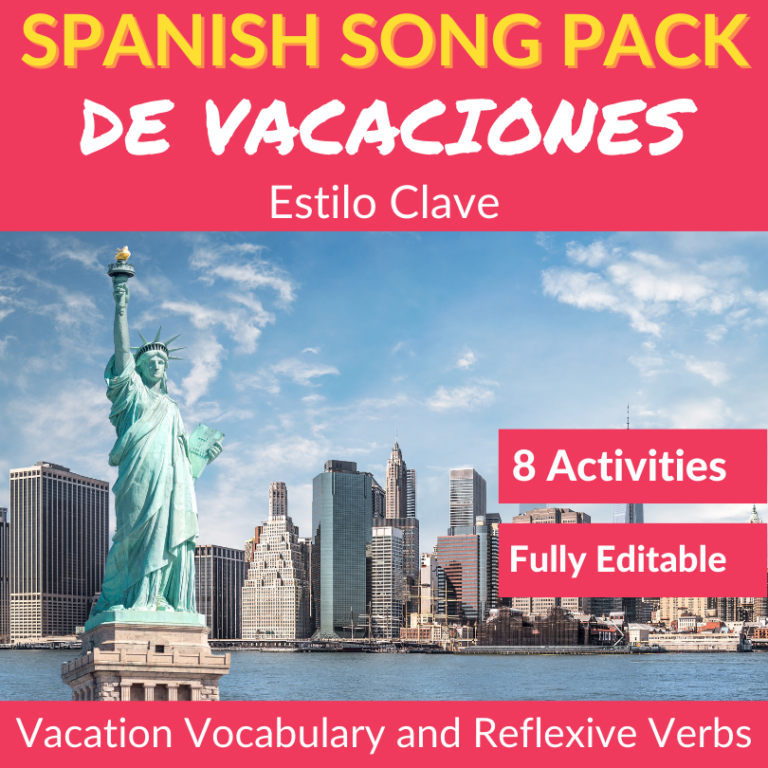 De vacaciones by Estilo Clave: Spanish Song to Introduce Vacations ...