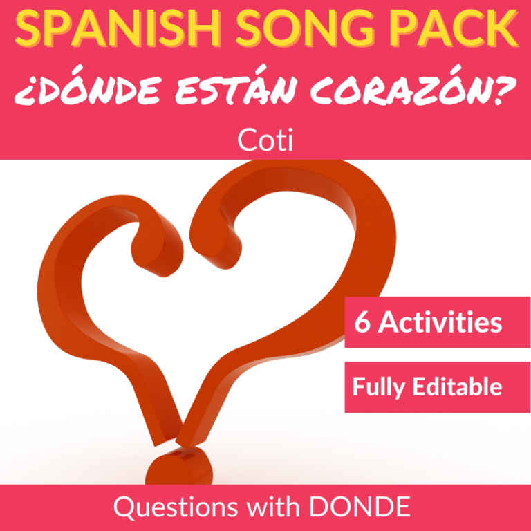 ¿Dónde están corazón? by Coti: Spanish Song to Practice Questions With ...