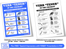 Verb TENER Conjugation Printable Poster and Handout