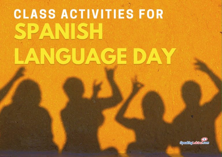 Spanish Language Day and International Book Day Spanish Lesson Plan and ...