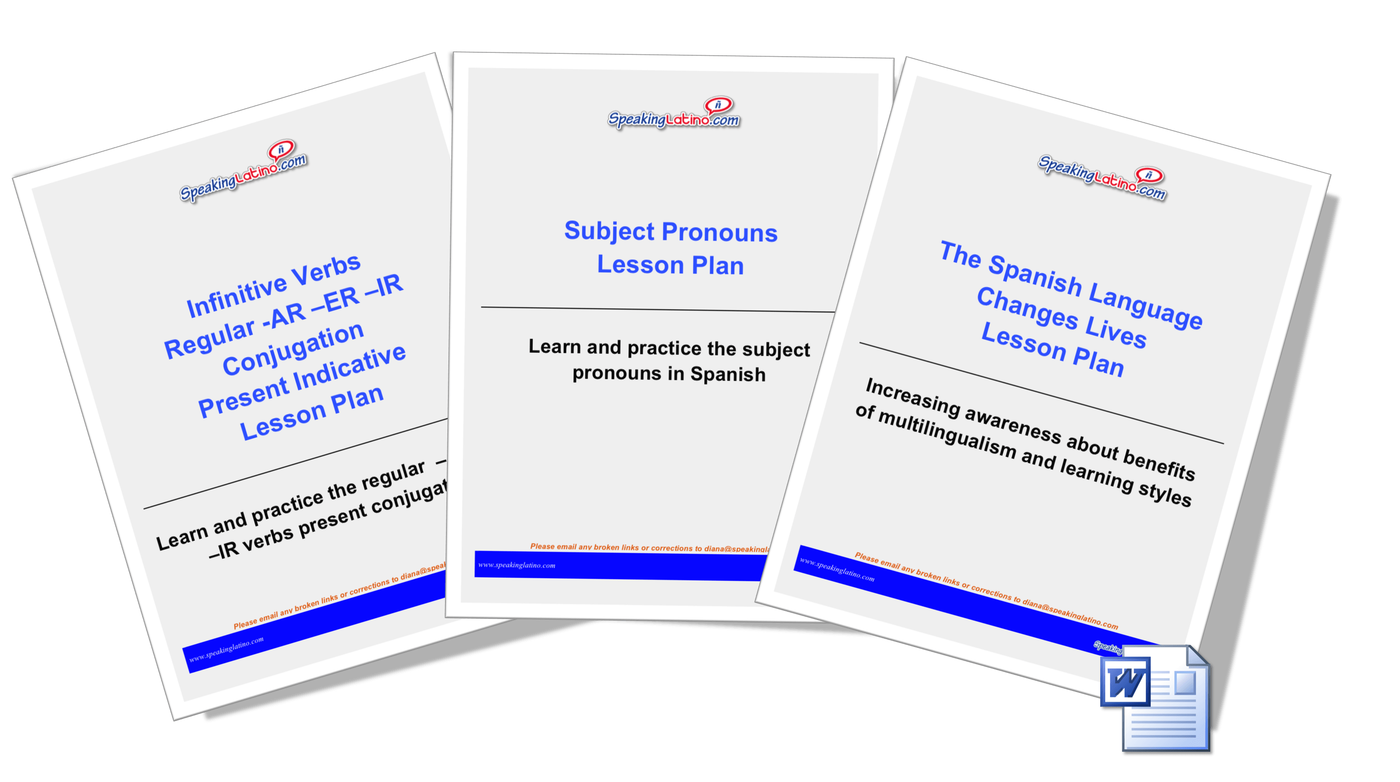 Free Spanish Lesson Plans | Speaking Latino Free Spanish Lesson Plans | Speaking Latino