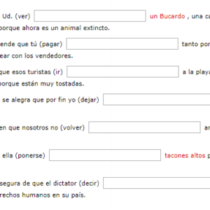 Present Perfect Subjunctive Spanish Class Activities