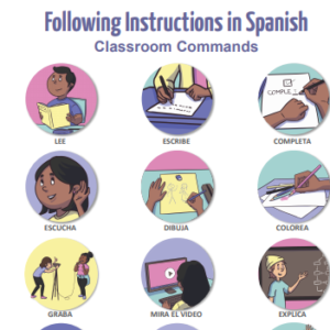 Classroom Commands Spanish Class Activities