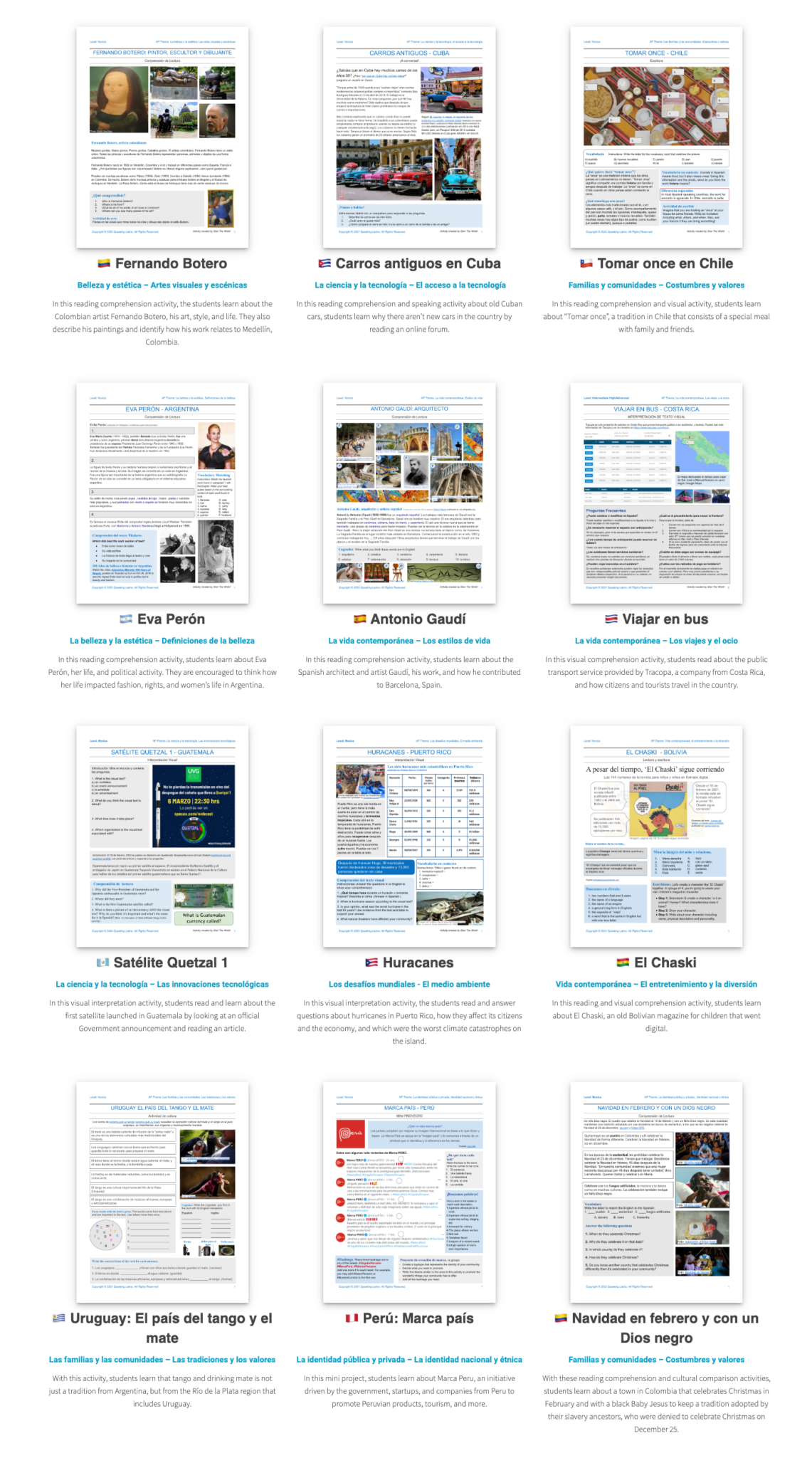 12 Scaffolding Spanish Class Activities to Bring Hispanic Culture to ...