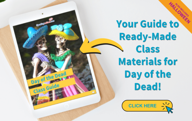 Spanish Class Activities for Day of the Dead and Halloween: Class Guide ...