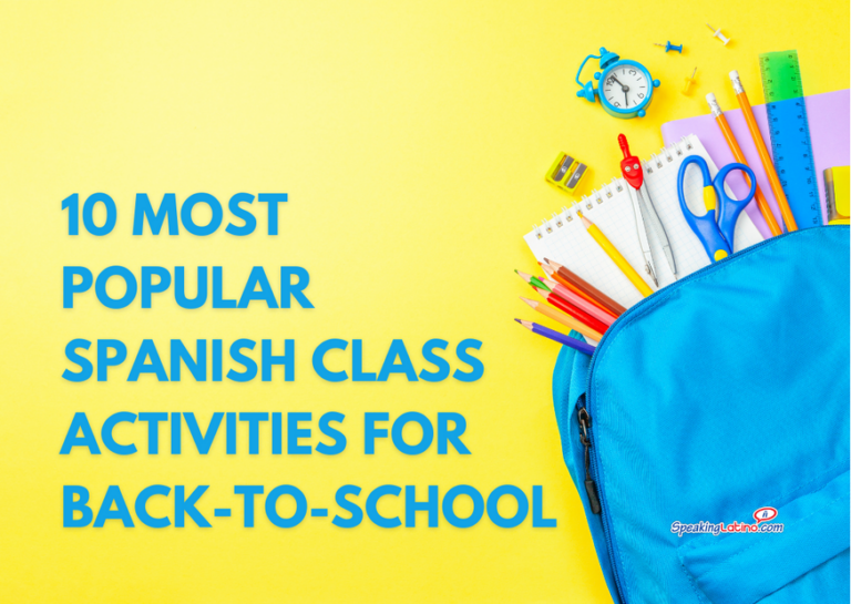 10 Most Popular Spanish Class Activities & Teacher Resources for Back ...