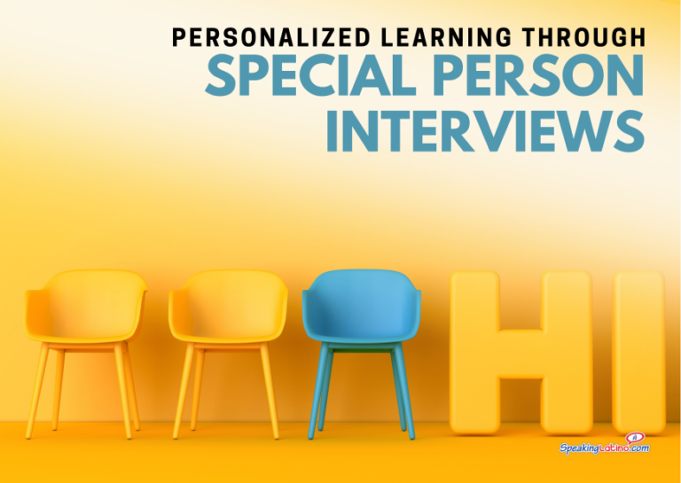 Personalized Learning Through Special Person Interviews