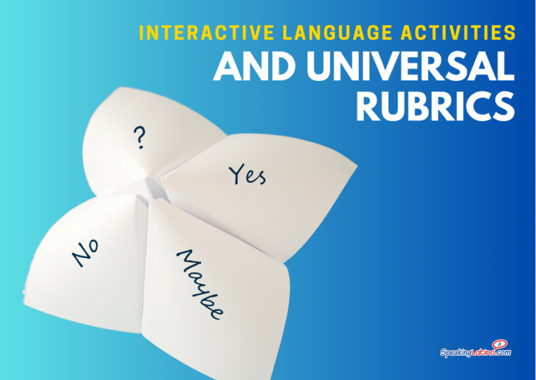 Interactive Language Activities and Universal Rubrics in the World ...